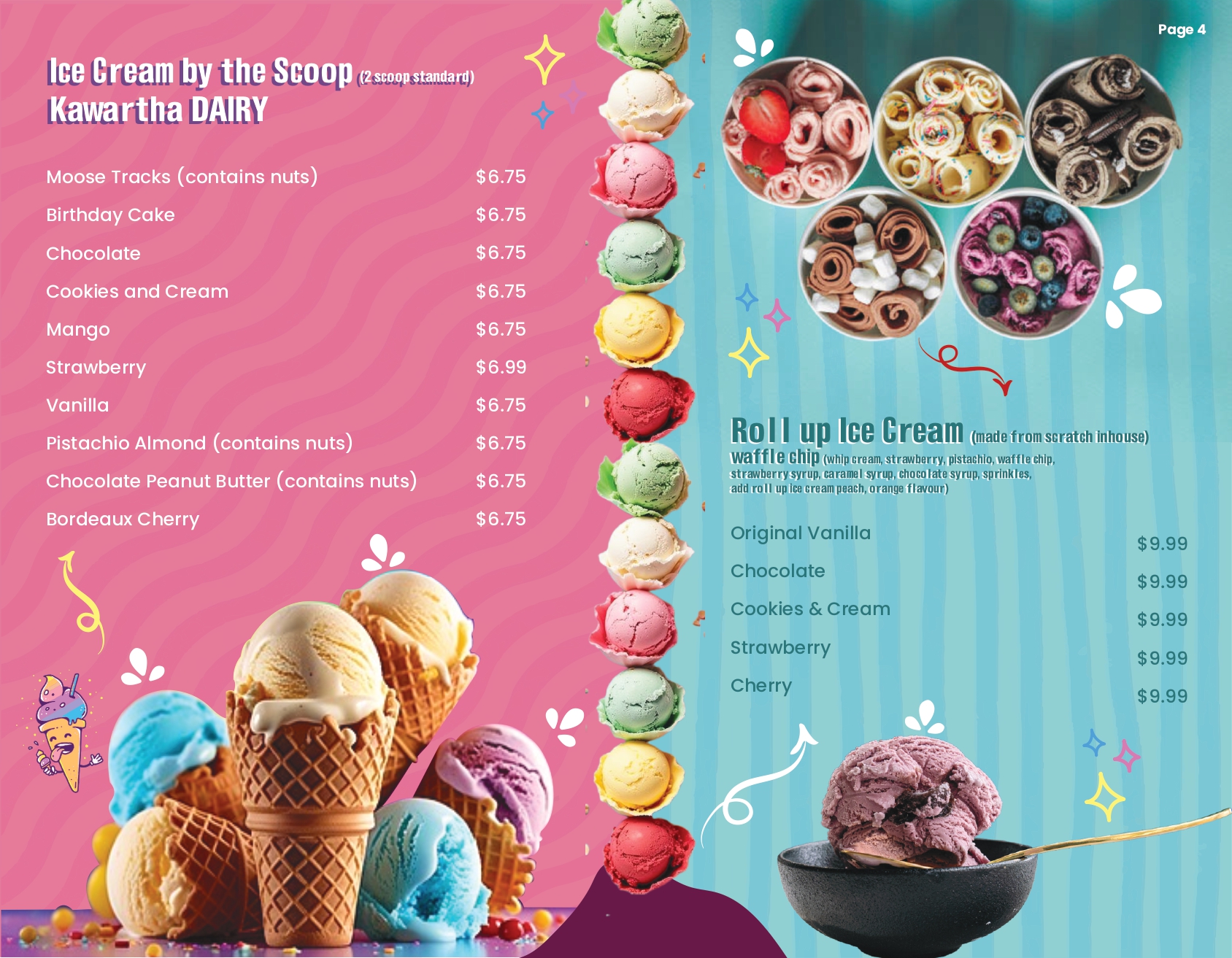 Deluxe Cafe & Lounge Menu | Pastries, Drinks & Desserts